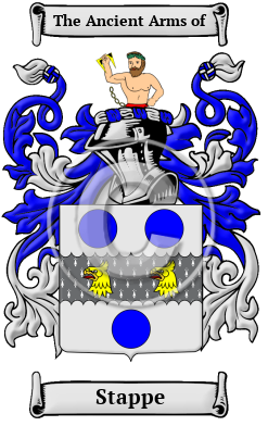 Stappe Name Meaning, Family History, Family Crest & Coats of Arms
