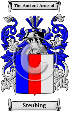 Steubing Name Meaning, Family History, Family Crest & Coats of Arms