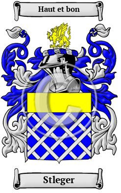 Stleger Name Meaning, Family History, Family Crest & Coats of Arms