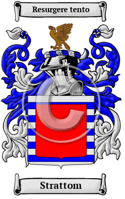 Strattom Name Meaning, Family History, Family Crest & Coats of Arms