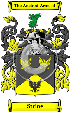 Strine Name Meaning, Family History, Family Crest & Coats of Arms, English
