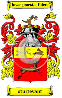 Sturtevant Name Meaning, Family History, Family Crest & Coats of Arms