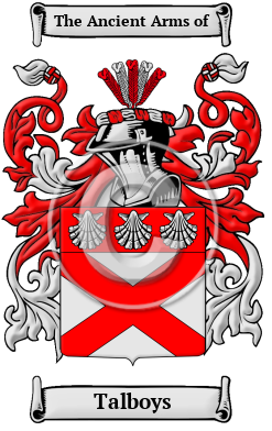 Talboys Name Meaning, Family History, Family Crest & Coats of Arms
