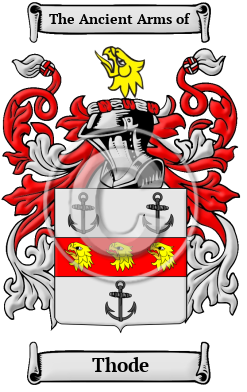 Thode Name Meaning, Family History, Family Crest & Coats of Arms