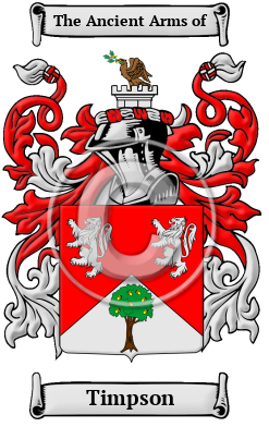 Timpson Name Meaning, Family History, Family Crest & Coats of Arms