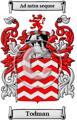 Todman Name Meaning, Family History, Family Crest & Coats of Arms