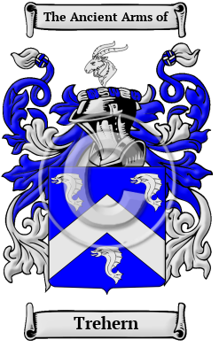 Trehern Name Meaning, Family History, Family Crest & Coats of Arms