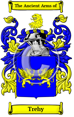 Trehy Name Meaning, Family History, Family Crest & Coats of Arms
