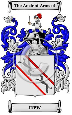 Trew Name Meaning, Family History, Family Crest & Coats of Arms