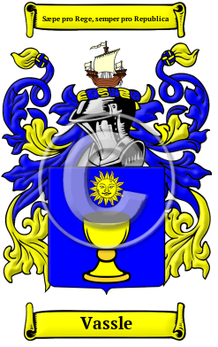 Vassle Name Meaning, Family History, Family Crest & Coats of Arms