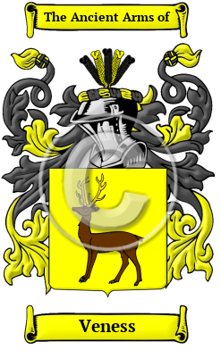 Veness Name Meaning, Family History, Family Crest & Coats of Arms