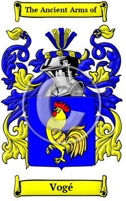 Vogé Name Meaning, Family History, Family Crest & Coats of Arms