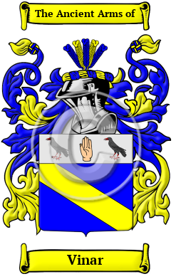 Vinar Name Meaning, Family History, Family Crest & Coats of Arms