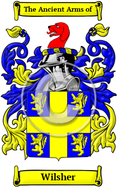 Wilsher Name Meaning, Family History, Family Crest & Coats of Arms