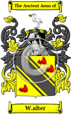 W.alter Name Meaning, Family History, Family Crest & Coats of Arms, English