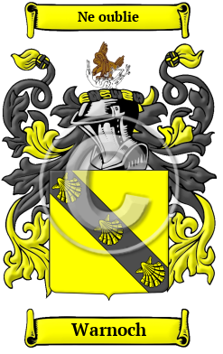 Warnoch Name Meaning, Family History, Family Crest & Coats of Arms