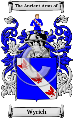 Wyrich Name Meaning, Family History, Family Crest & Coats of Arms