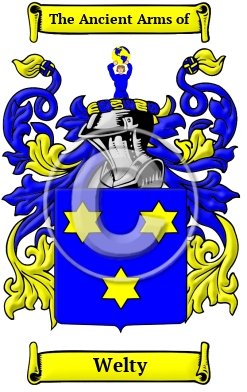 Welty Name Meaning, Family History, Family Crest & Coats of Arms