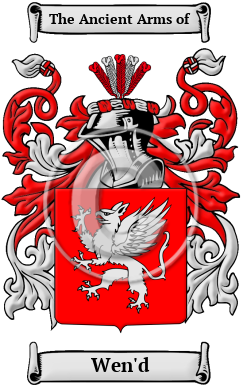 Wen'd Name Meaning, Family History, Family Crest & Coats of Arms