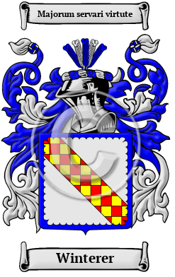 Winterer Name Meaning, Family History, Family Crest & Coats of Arms