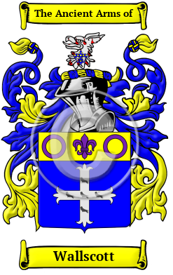 Wallscott Name Meaning, Family History, Family Crest & Coats of Arms
