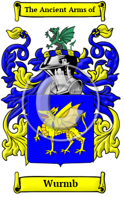Wurmb Name Meaning, Family History, Family Crest & Coats of Arms