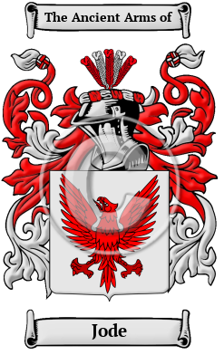 Jode Name Meaning, Family History, Family Crest & Coats of Arms