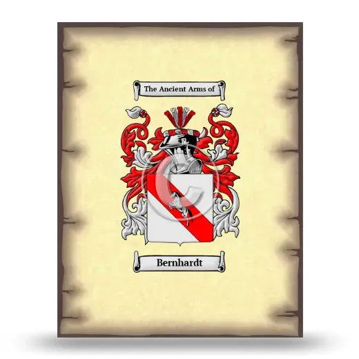 Bernhardt Coat of Arms Print | HouseOfNames.com