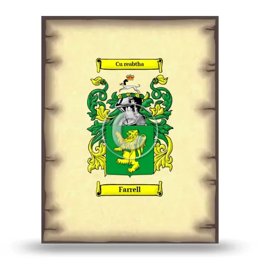 Farrell Coat of Arms Print | HouseOfNames.com