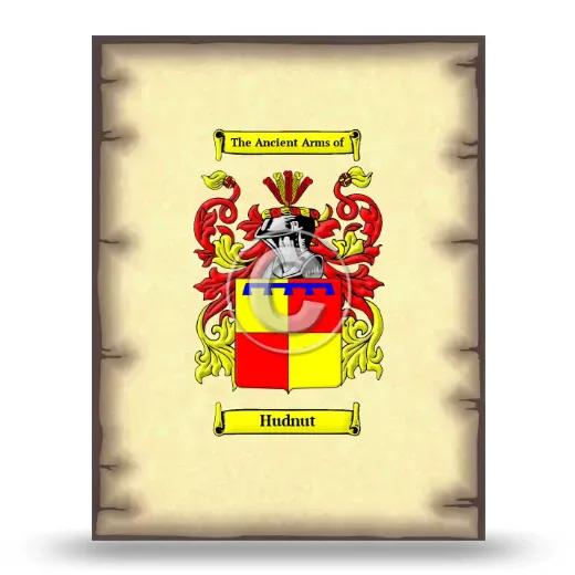 Hudnut Coat of Arms Print | HouseOfNames.com