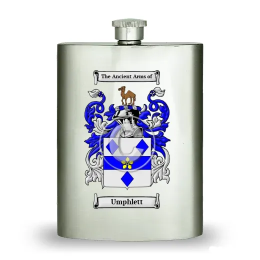 Umphlett Stainless Steel Hip Flask | HouseOfNames.com